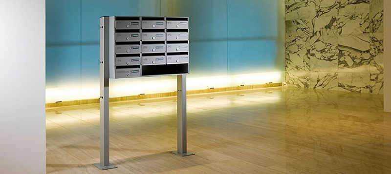 Post Boxes UK | Letterboxes and mailboxes for apartments and flats ...