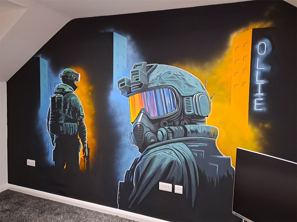 Ian Lowry Art – Hand-Painted Wall Murals & Portraits NI | Ian Lowry Art ...