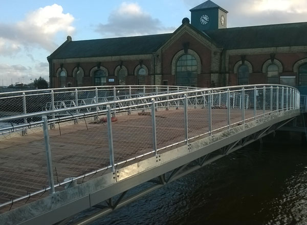 HMS Caroline Pedestrian Bridge | Irish Construction News