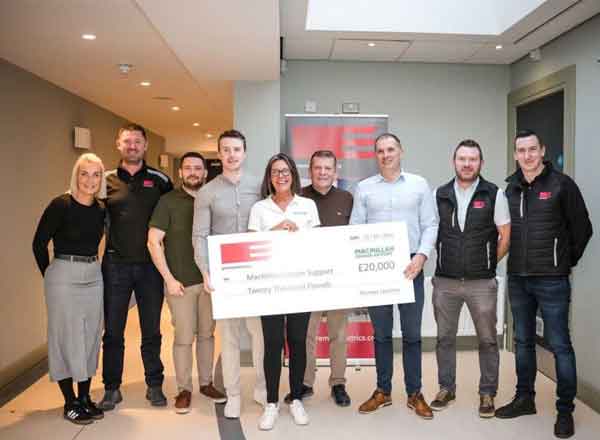 Premier Electrics Raises £20k For Cancer Charity | Irish Construction News