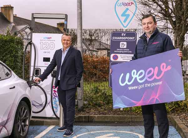 Weev Installs Enniskillen's First Rapid EV Charger | Irish Construction ...