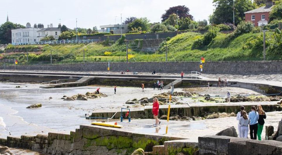 Works Ongoing To Repair Stepped Access Points At Seapoint Beach | Irish ...